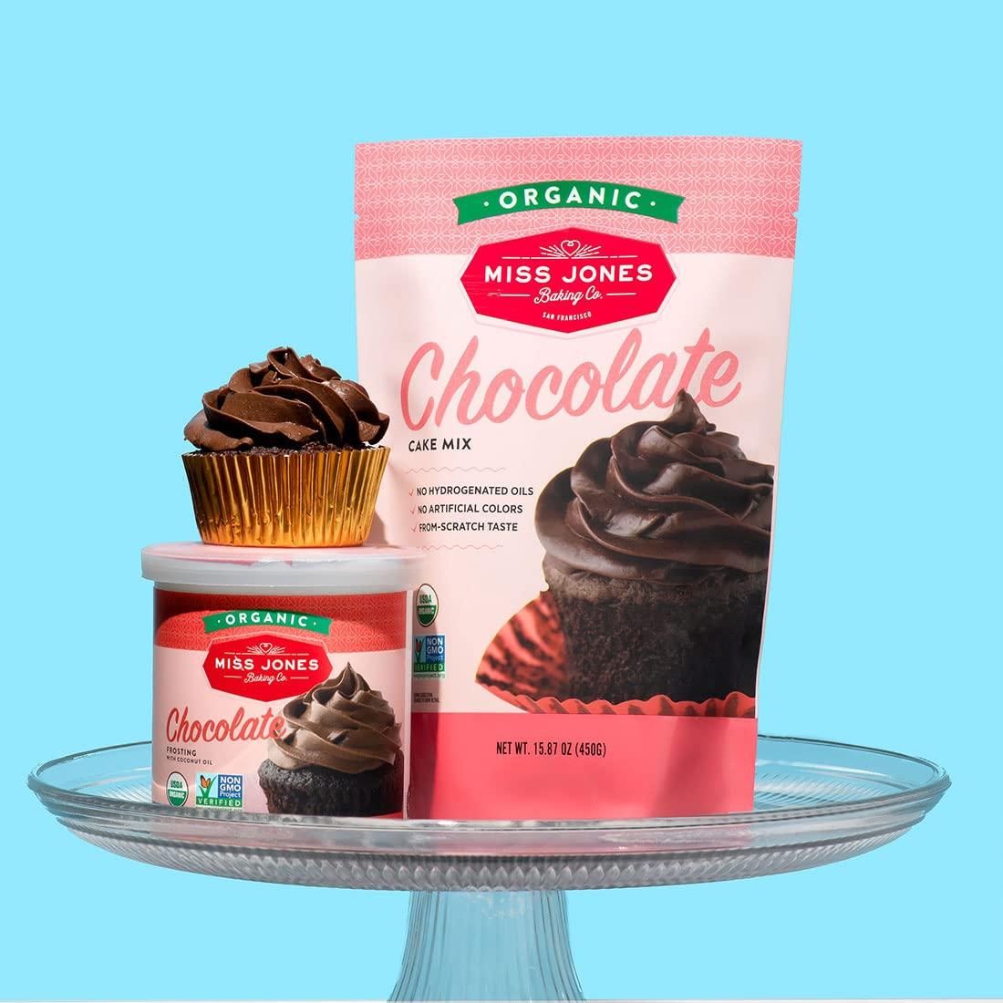 Miss Jones Baking Organic Cake and Cupcake Mix Non-GMO Vegan-Friendly ...