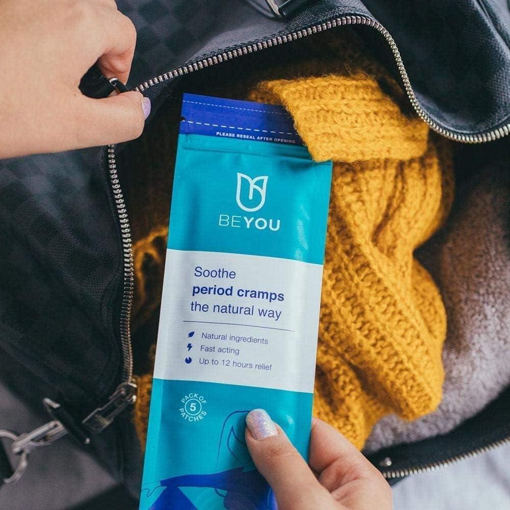 BeYou Natural Cooling Period Cramp Relief Patches - Eucalyptus Oil and ...