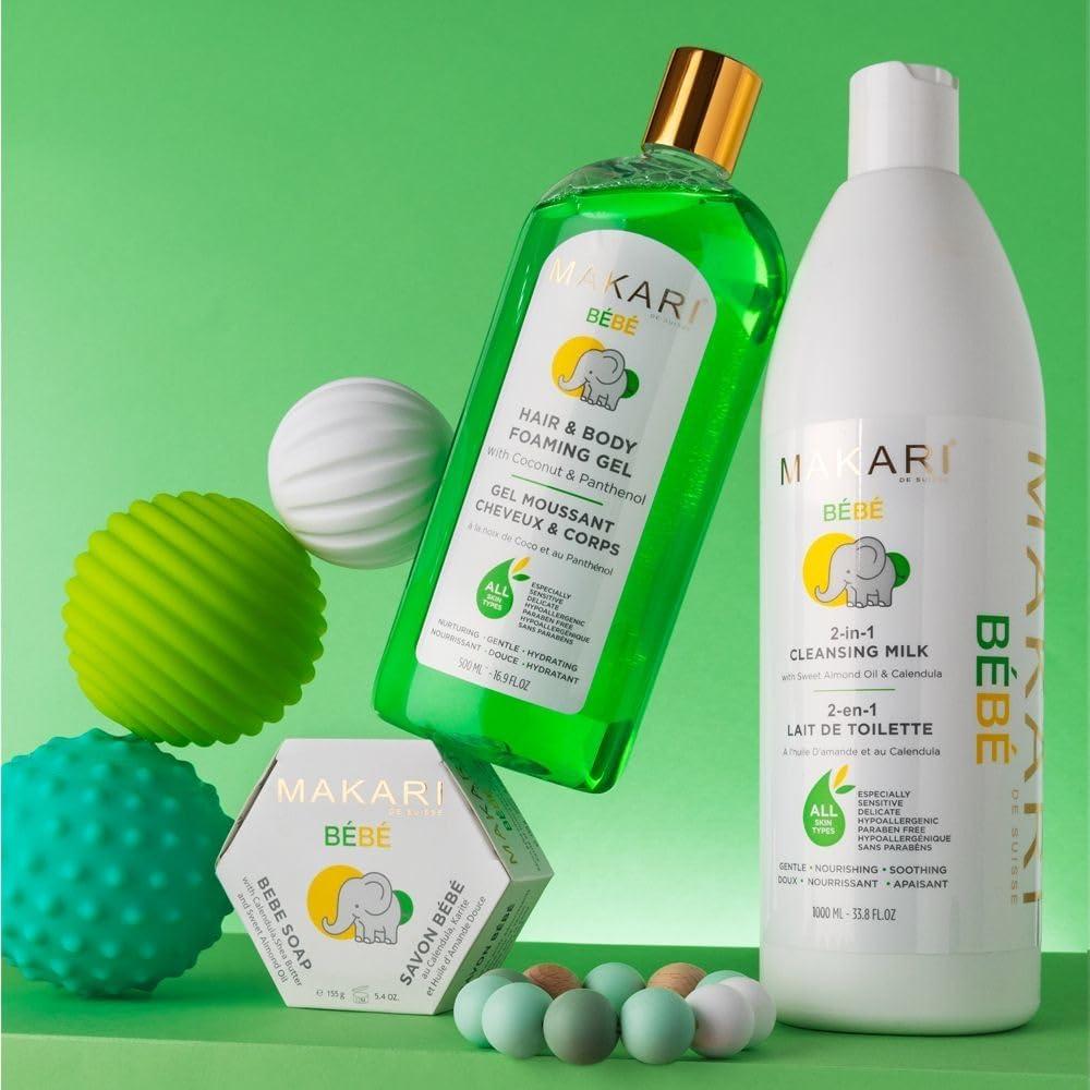 Buy Makari Lait Bebe 1000ml - Gentle Baby Cleansing Milk ...