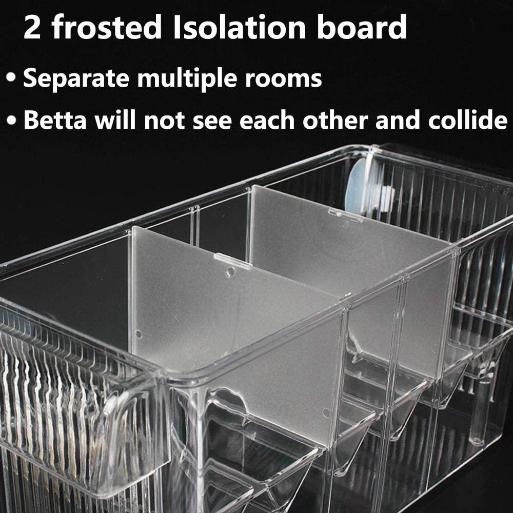 Tfwadmx Fish Breeding Box - Aquarium Breeder Box for Fish Hatchery and ...