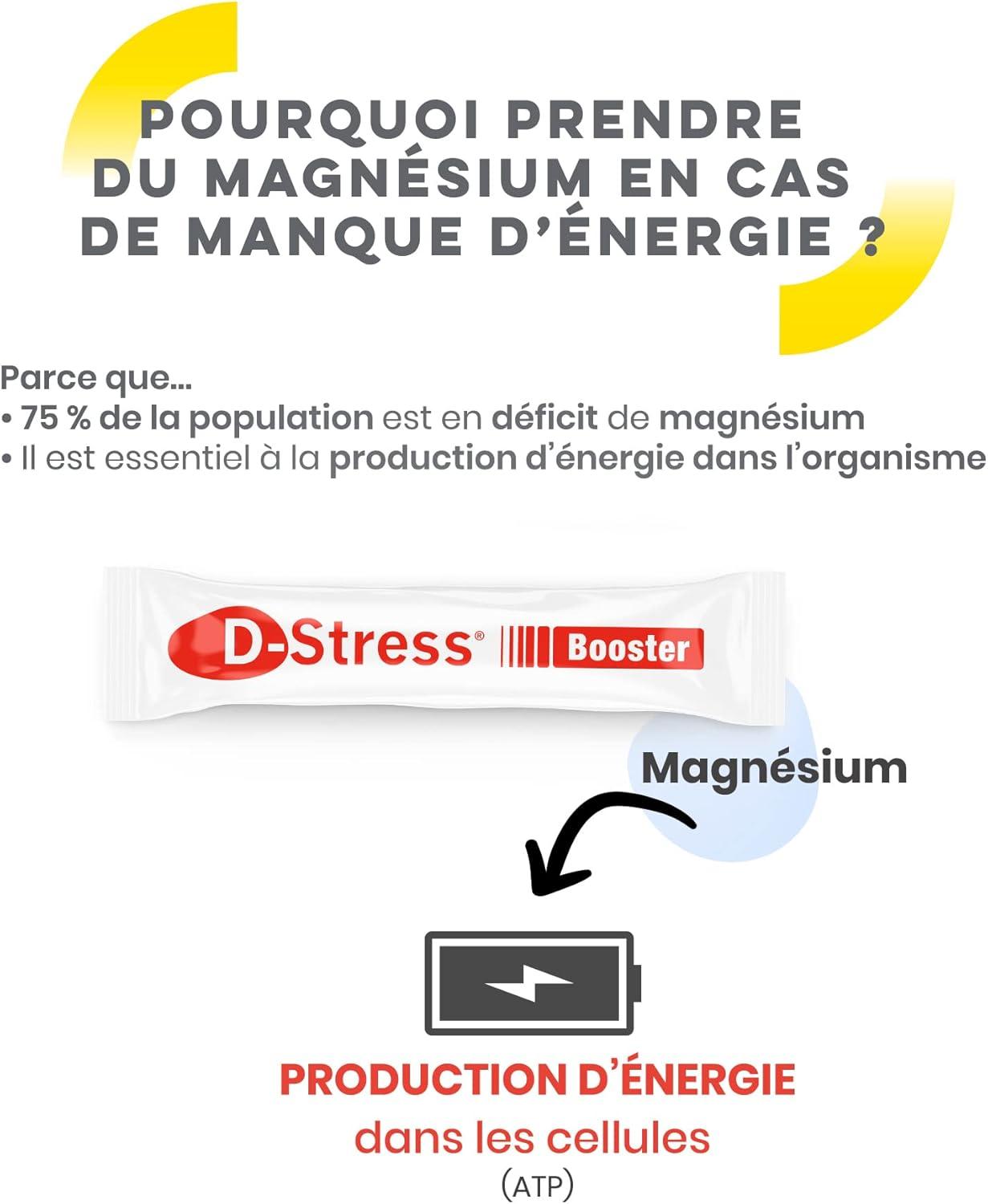 D-STRESS BOOSTER 20 sachets | Magnesium of 3rd Generation + Taurine ...