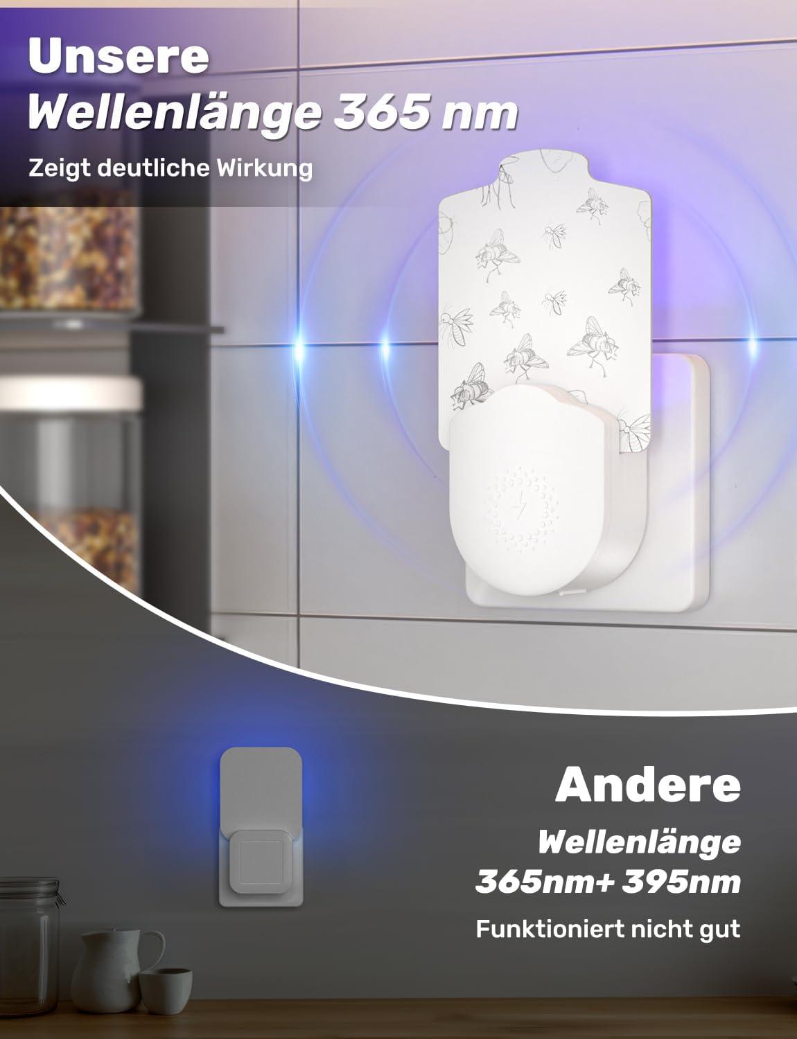 YISSVIC Electric Fruit Fly Trap with UV Light & 5 Stickers - Effective ...