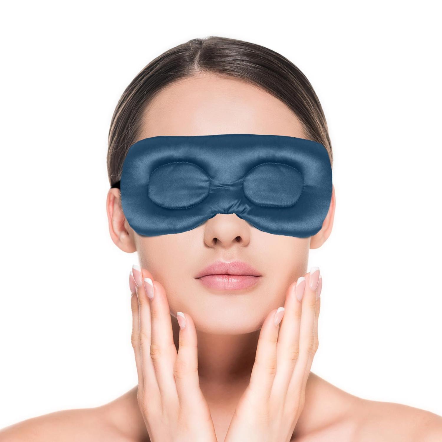 NEWGO Moist Heat Eye Compress - Microwaveable Hot Eye Mask for ...