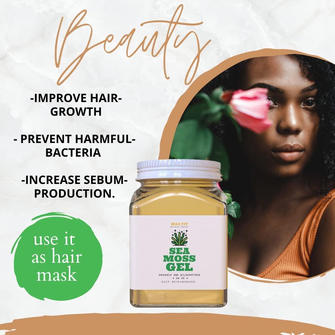 Max Fit Sea Moss Gel - Pure Wild Crafted Organic Irish Seaweed Moss ...