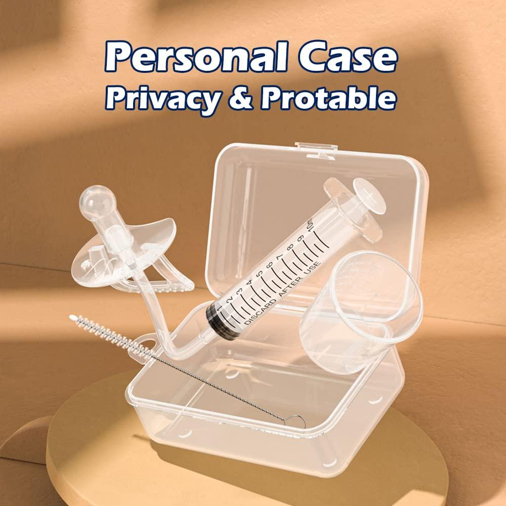 Elfzone Baby Medicine Dispenser Kit | 3PCS Silicone Infant Syringe ...