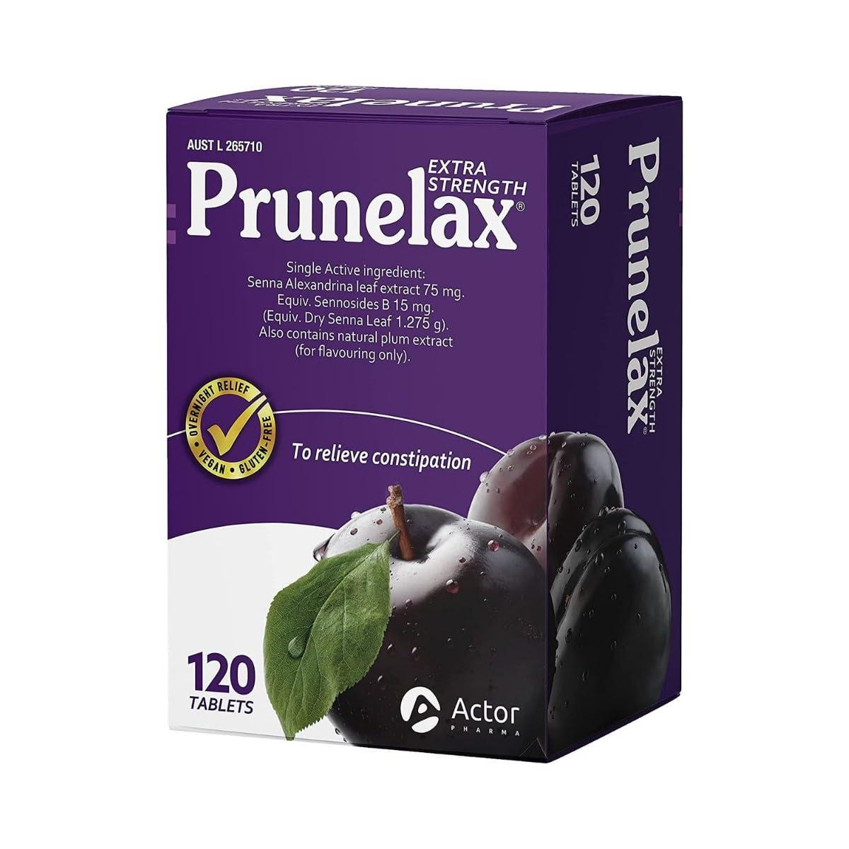 Prunelax Extra Strength Natural Laxative Supplement - High Strength ...