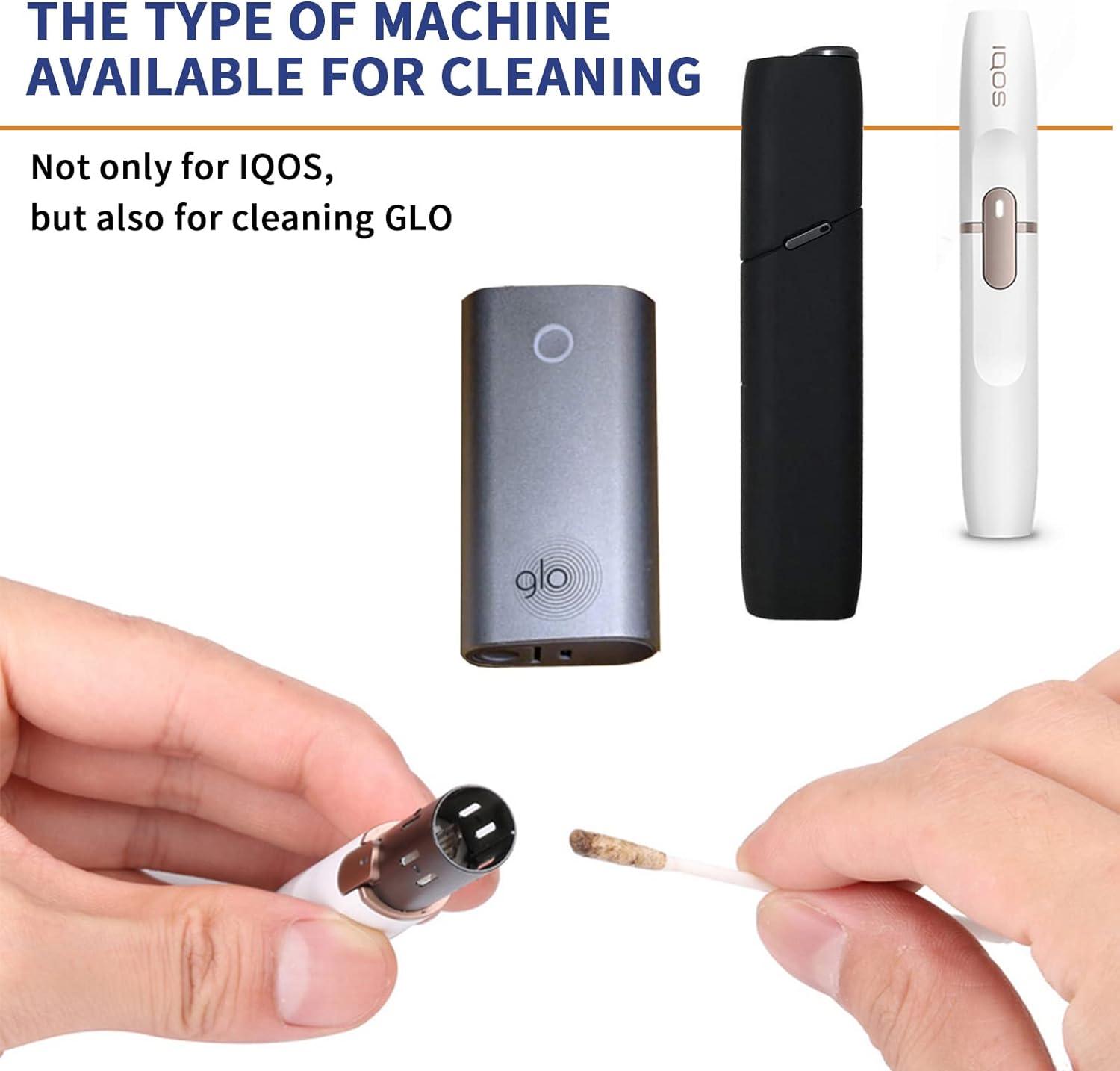 120 Pcs Double Head Cleaning Sticks for IQOS 2.4, 3.0 Duo/Lil/LTN - Wet ...