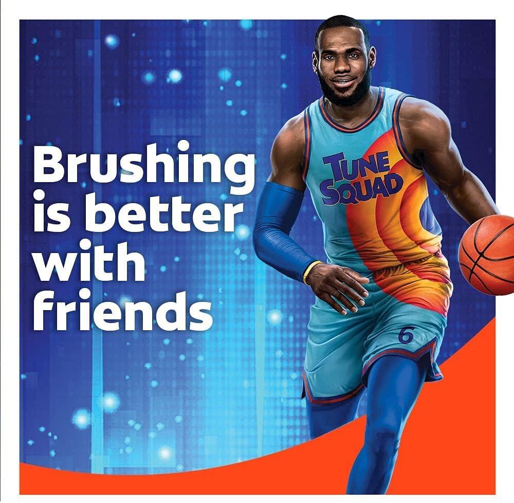 Colgate Space Jam Kids Toothbrush 5+ Years, Extra Soft Bristles - Pack ...