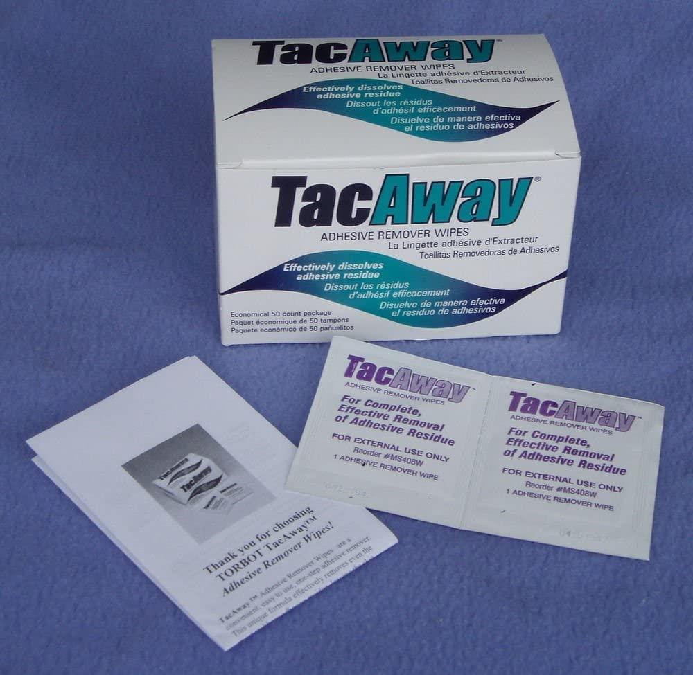 Skin-Tac-H Adhesive TacAway Remover Wipes - 50 Count Pack | Buy Now ...