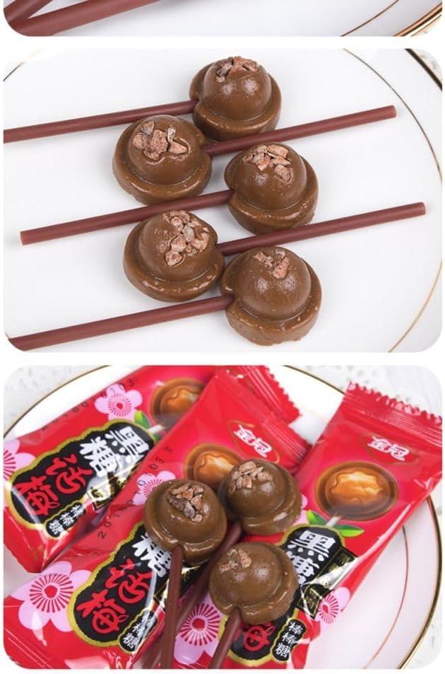 Sour and Sweet Black Sugar Plum Lollipop Hard Candy Candy Snacks ...