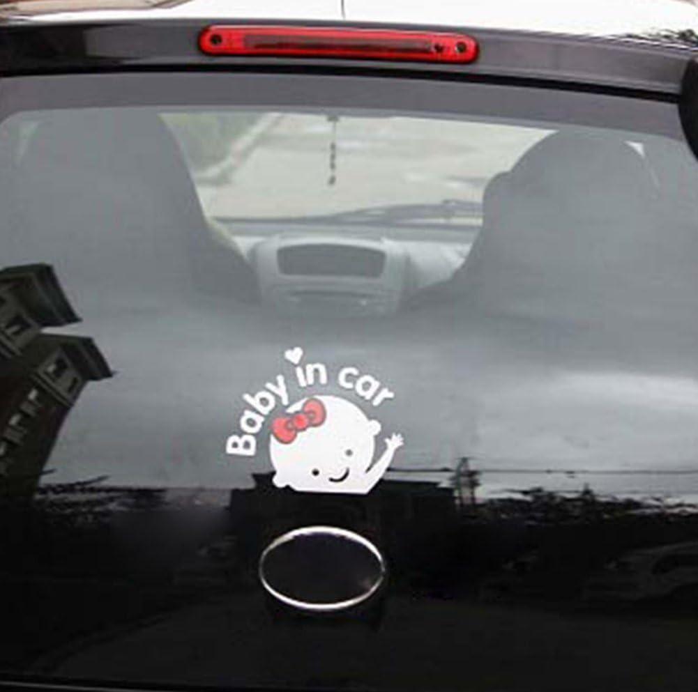 Baby on Board Car Decal Sticker - 2X Girl Sticker for Safety & Cute ...