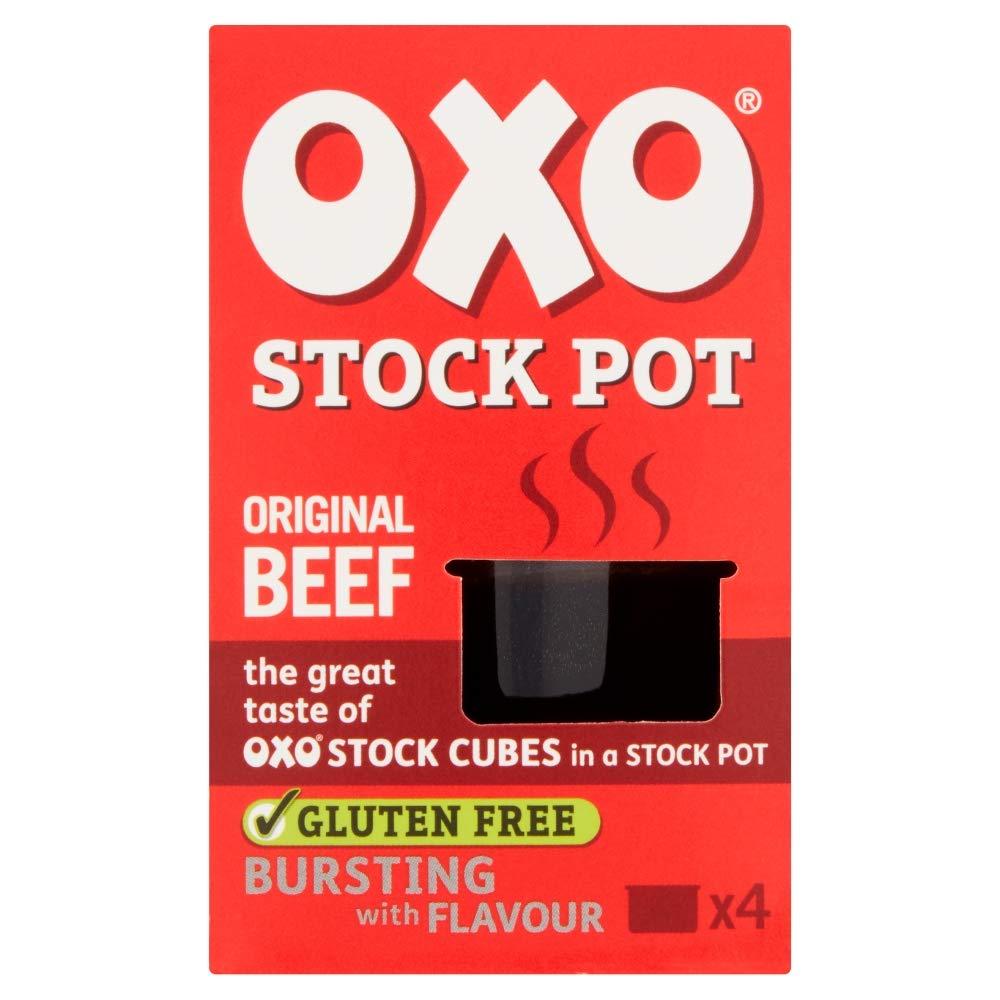 Oxo Stock Pots Beef 4 x 20g - Rich & Flavorful Broth for Cooking | Buy ...