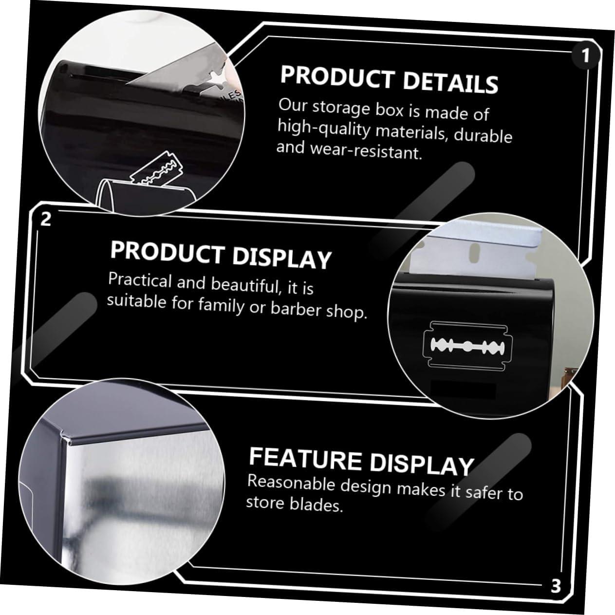 Buy CIIEEO Cardboard Razor Box - Travel Bag & Holder for Razors ...