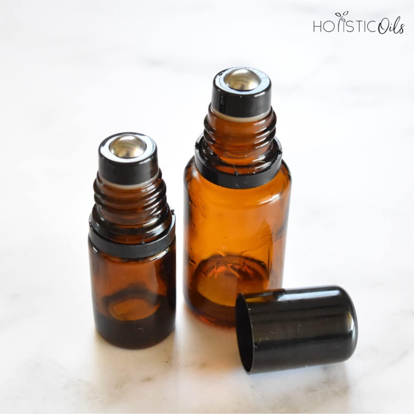 Metal Roller Top Inserts for 5/15ml Essential Oil Bottles - Reusable 12 ...