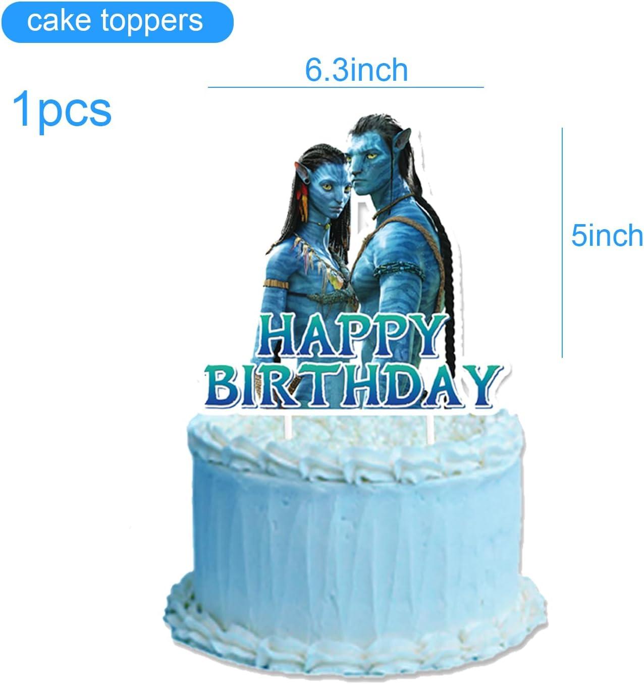 Denoar 25Pack Avatar Cake Toppers Cupcake Toppers Avatar Birthday Party ...
