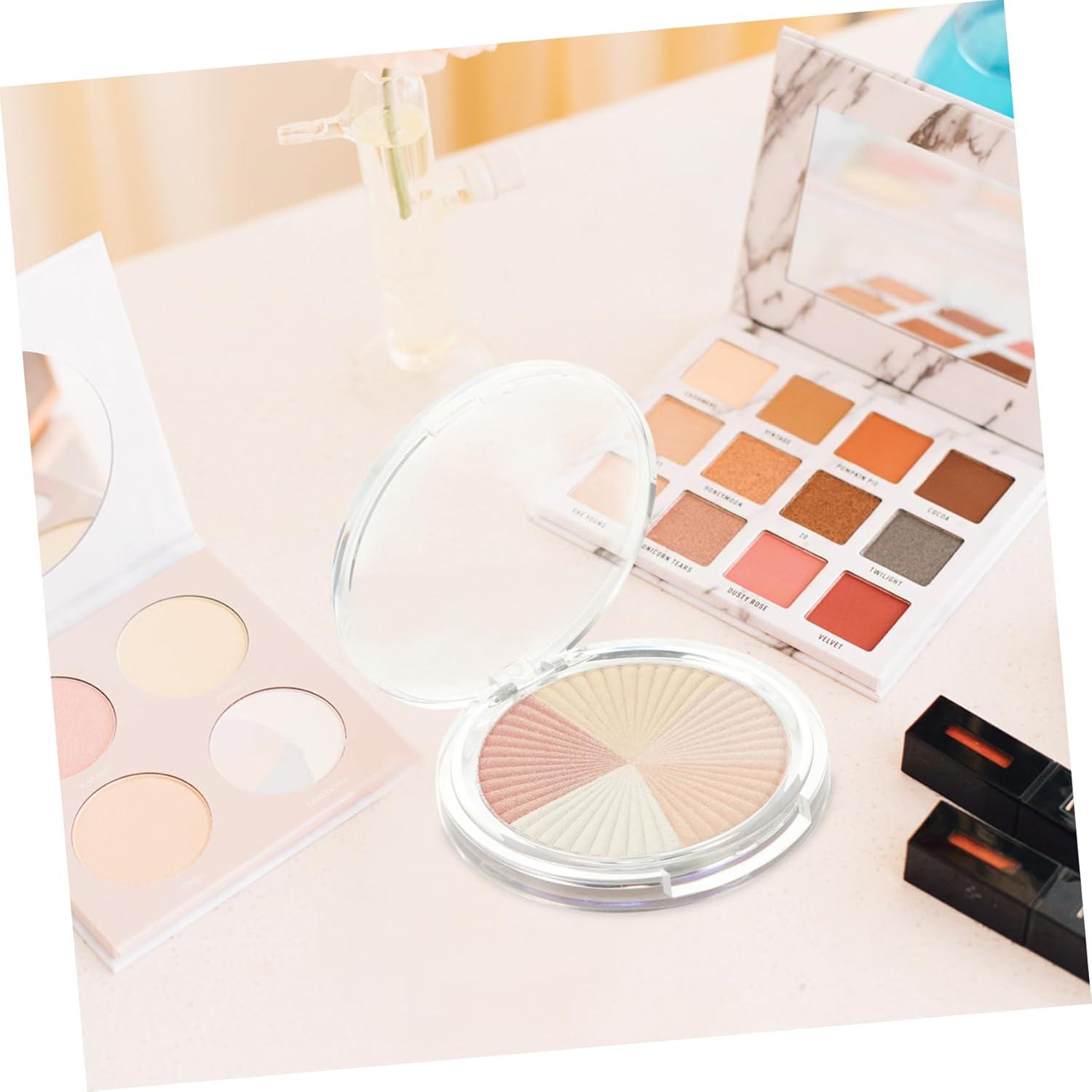 WOONEKY 1 Box Highlight Powder Pressed Powder Highlighter Shimmering ...