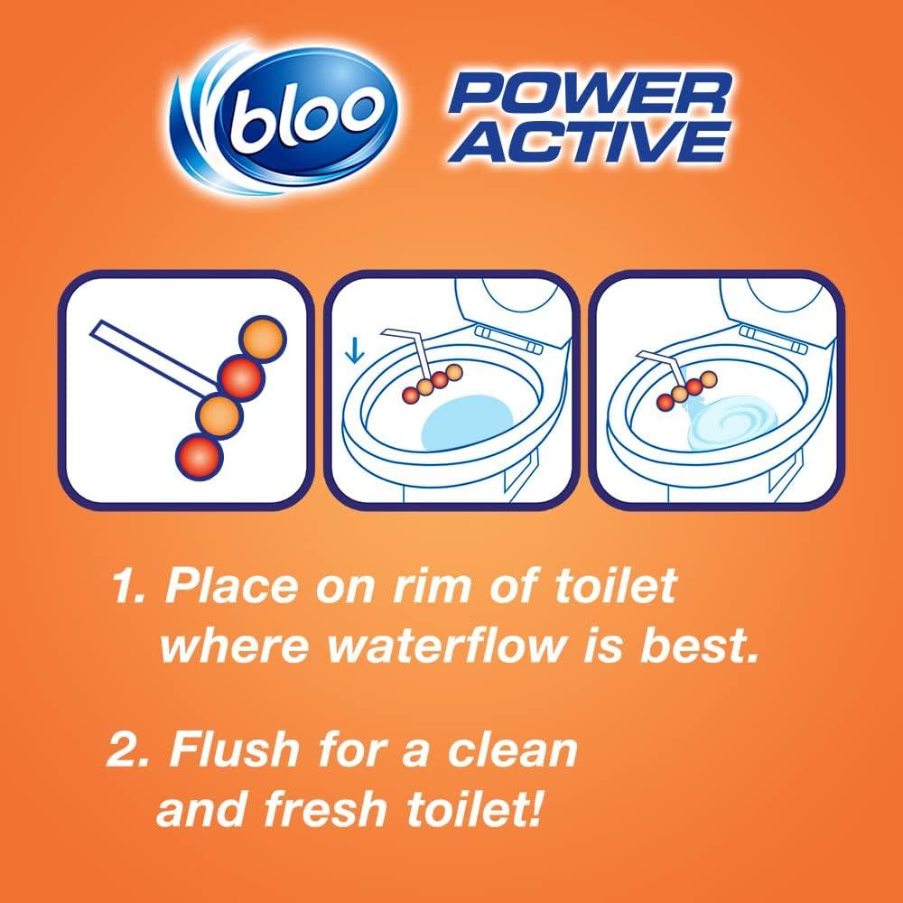 Bloo Limited Edition Hibiscus Clear Water Toilet Rim Block - 3-Pack