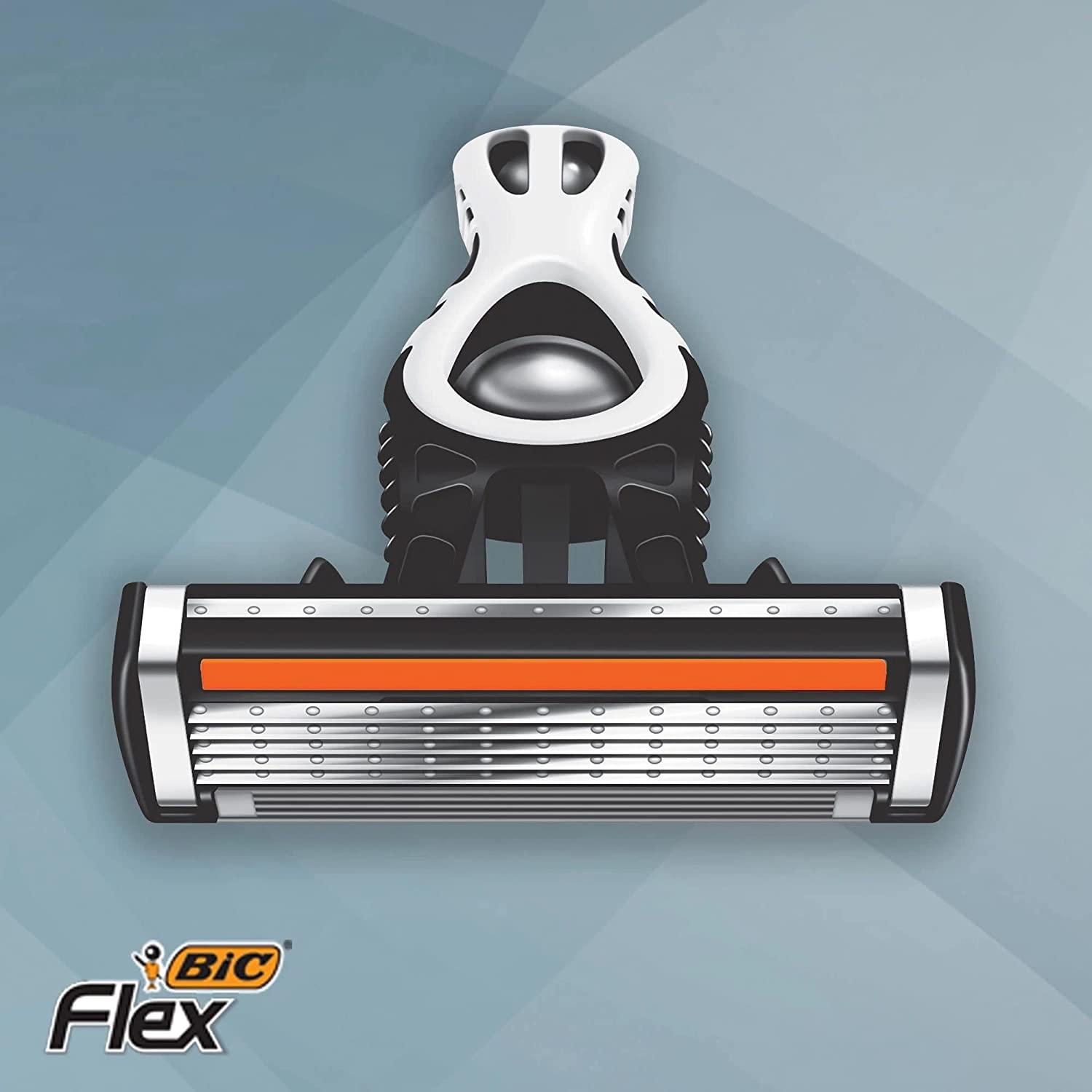 BIC Flex 5 Men's Disposable Razors for Sensitive Skin - 4-Pack Set ...