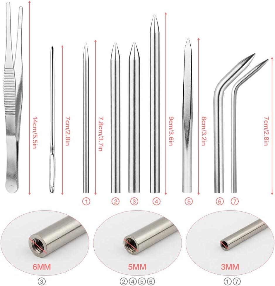 13 Pack Paracord Stitching Tools Set | Stainless Steel Needles ...