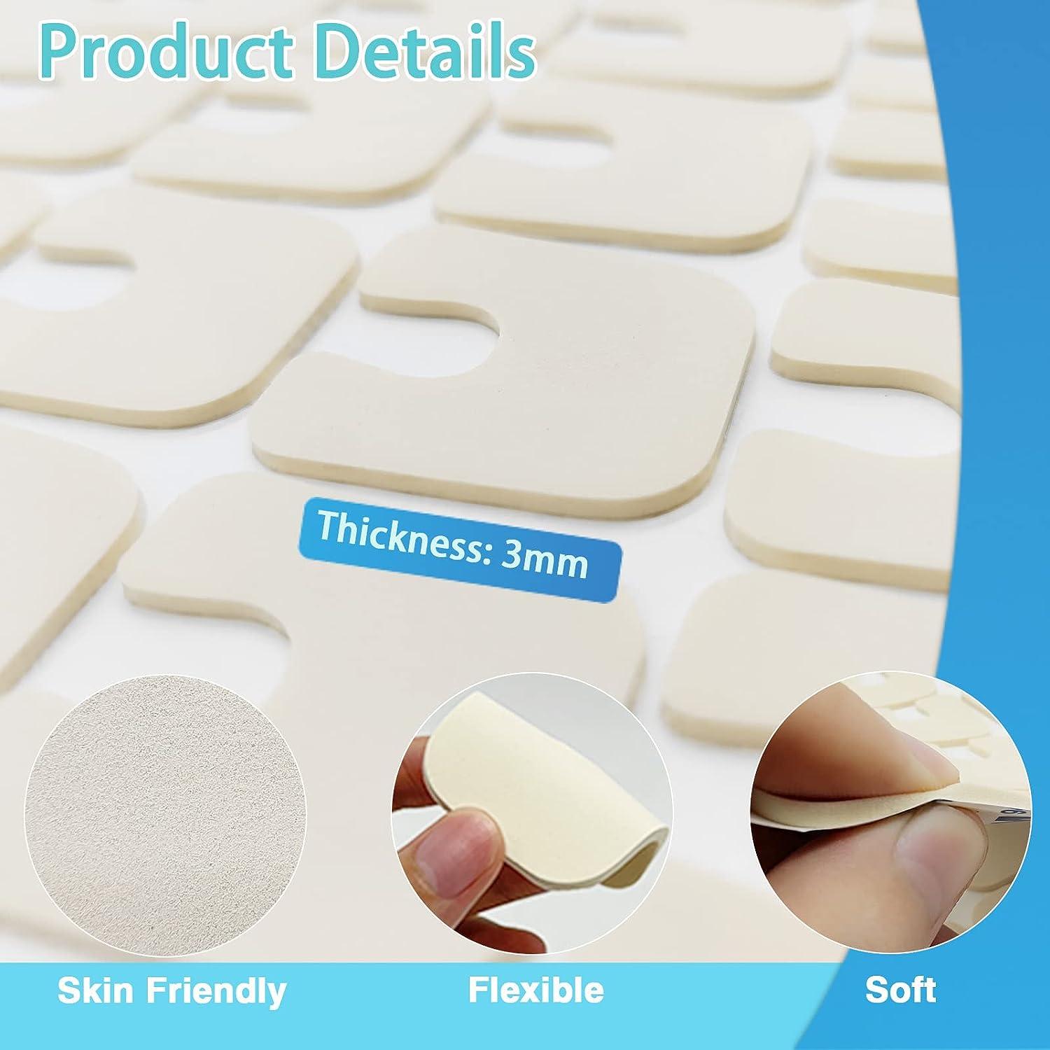 50Pcs U-Shaped Callus Cushions | Foot Pads Foam for Pain Relief | Pedi ...