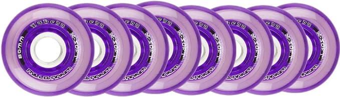 Labeda Millennium Gripper Hilo Wheels 80mm 76mm Purple Indoor Roller ...