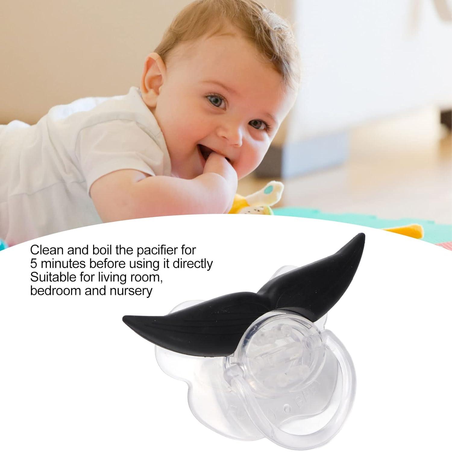 Baby Funny Mustache Pacifier - Soft Silicone Novelty Pacifier for ...
