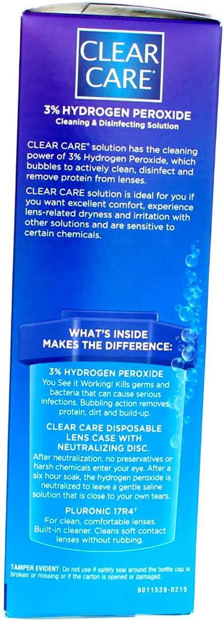 Clear Care 12 oz Cleaning and Disinfecting Solution - Fast-acting Formula | Buy Now with Express ...
