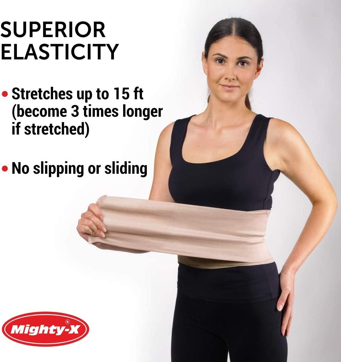 Premium Elastic Bandage Wrap - 2 Pack + 18 Extra Clips - Wide (6 inch ...