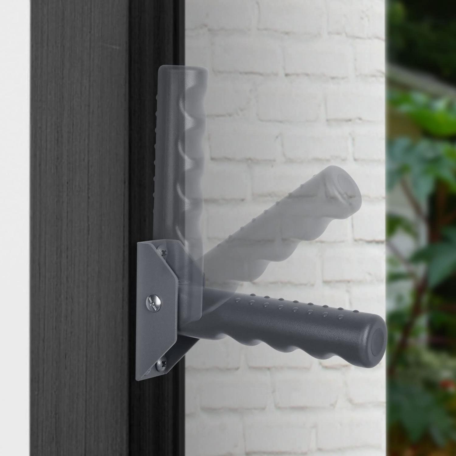 Healvaluefit Flip up Grab Bar for Elderly - Folding Doorway Assist ...