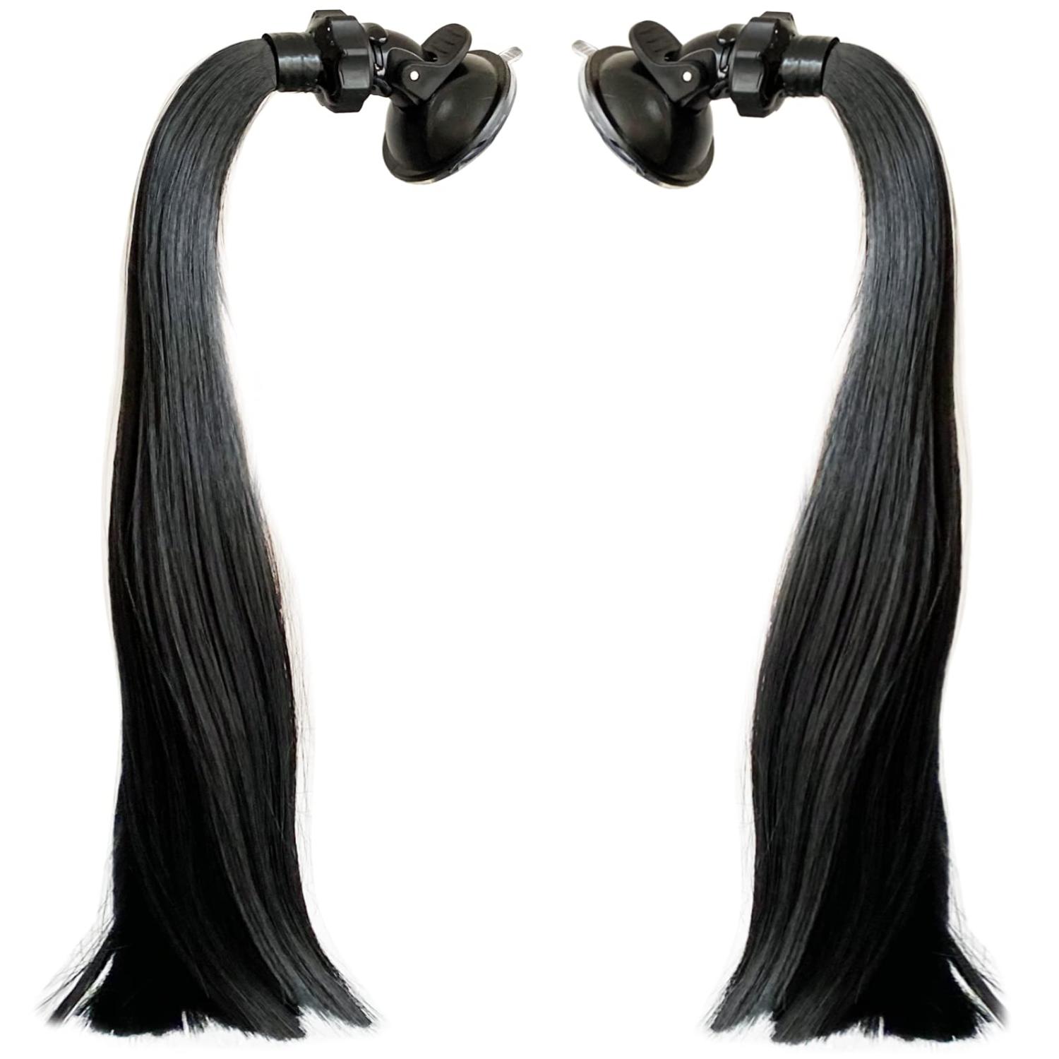 3T-Sister Helmet Braids Gradient Ramp Ponytail Helmets - 14 Inch Black ...