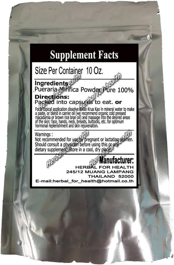Pueraria Mirifica Powder Root Extract - High Premium Grade 10 Oz. from ...