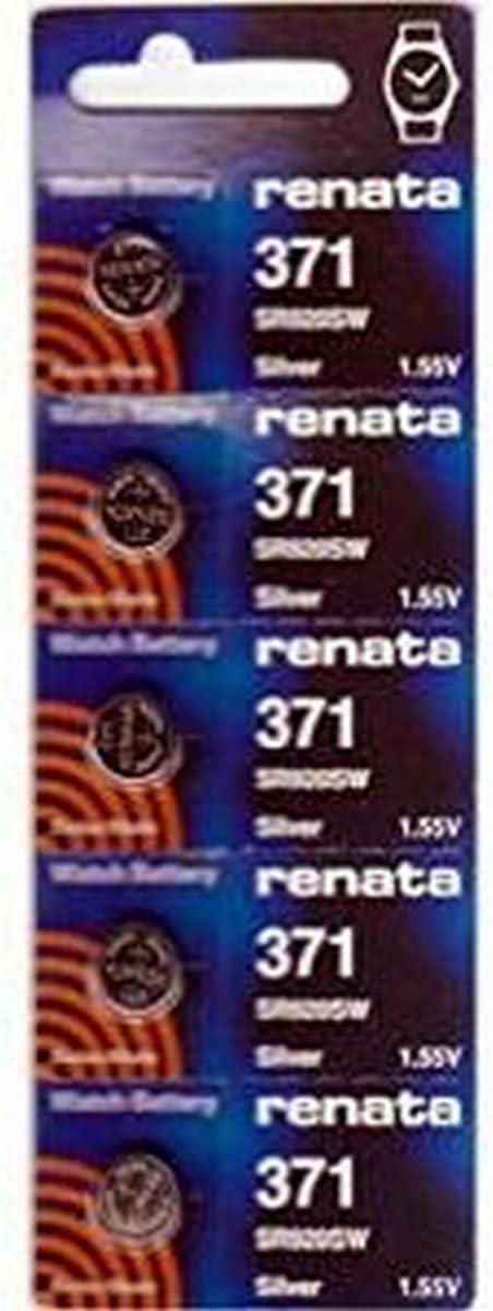 Buy Swiss Made Renata Watch Battery 371/SR 920 SW - Pack of 10 ...