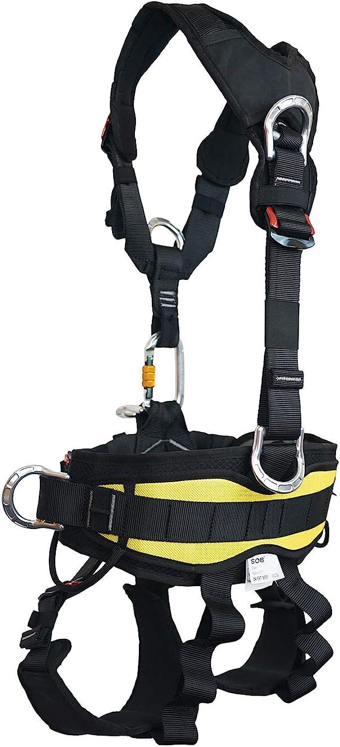 Sob Full Body Climbing Harness - Thicken, Wide, Inverted Design for ...