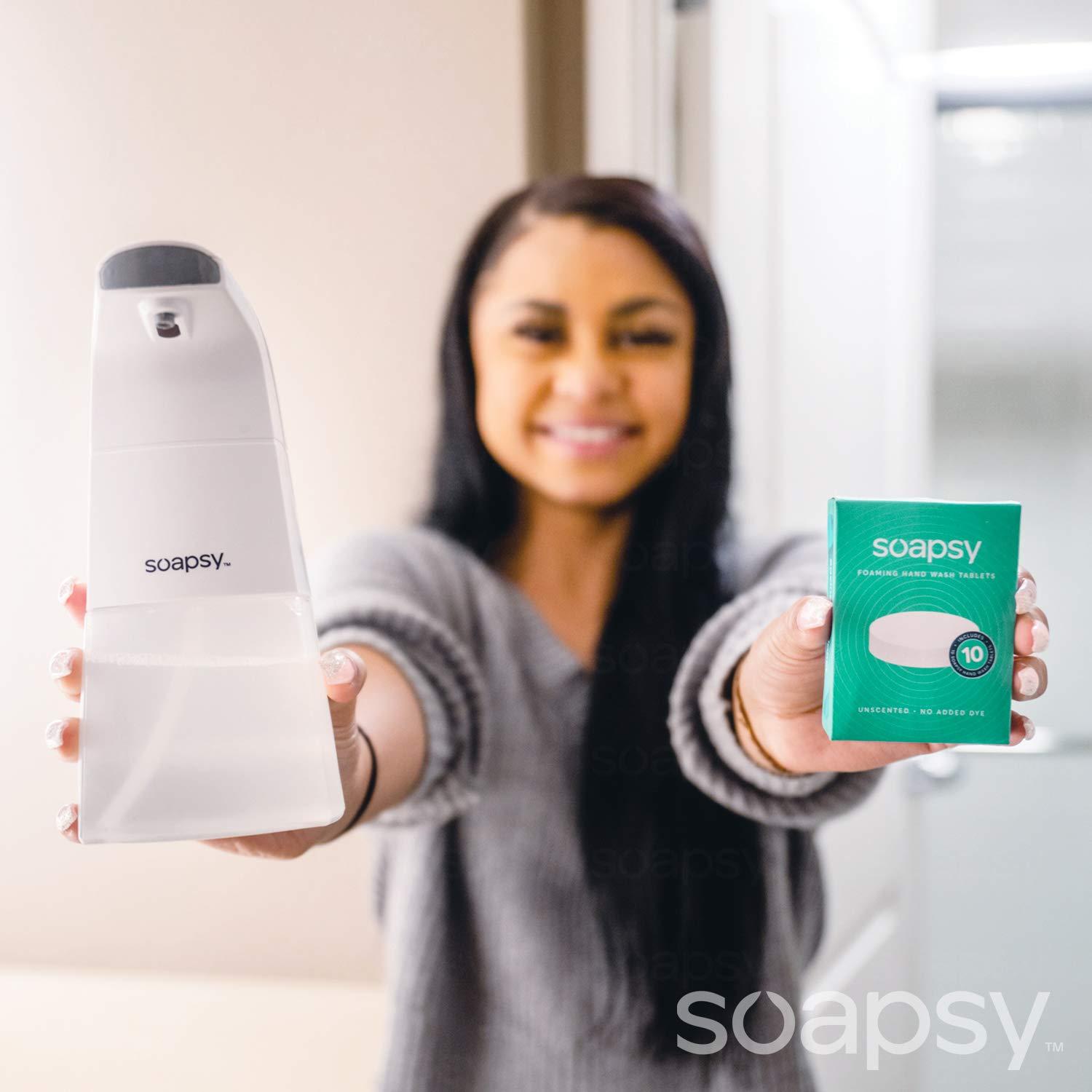 10 Soapsy Foaming Hand Soap Tablets for DIY Hand Soap Dispenser Refills ...