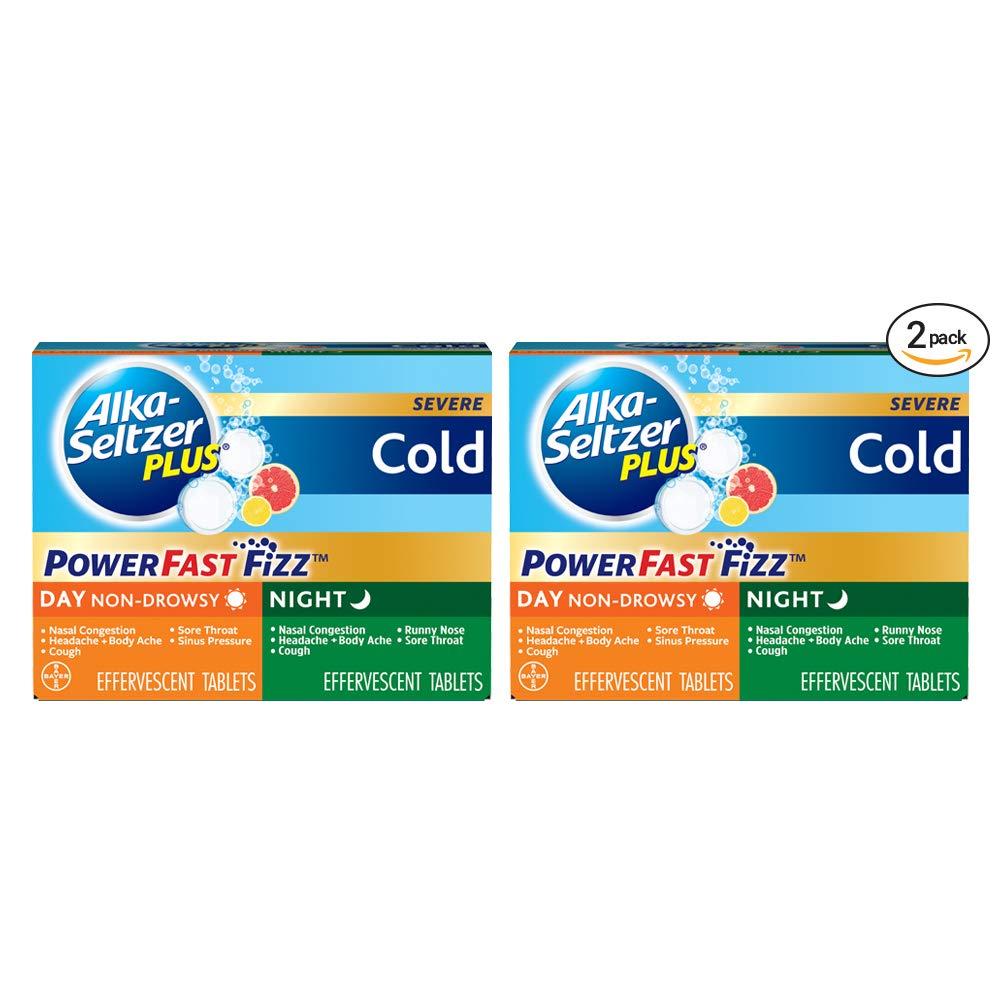 ALKA-SELTZER PLUS Severe Day + Night Cold Tablets Twinpack - 40 ...