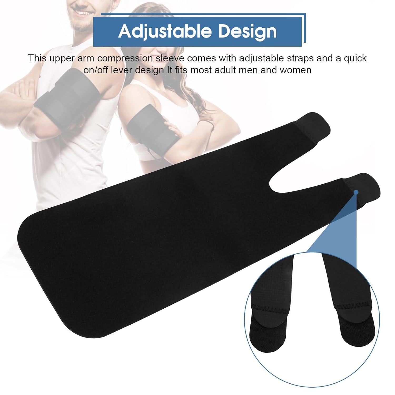 Adjustable Upper Arm Compression Sleeve for Bicep Tendonitis - Elbow ...