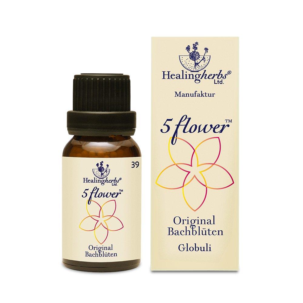 Healing Herbs Bach Flowers 5 Flower Globules | 15g Pack for Natural ...