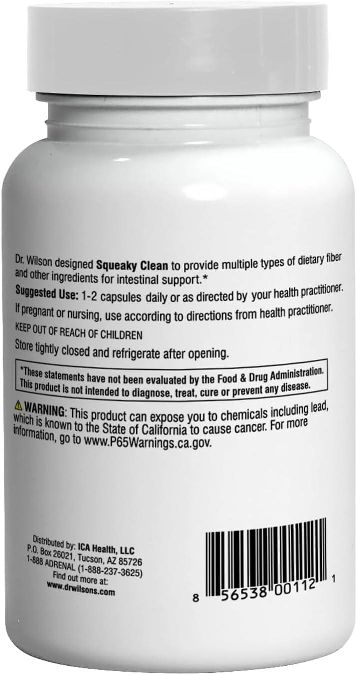 Dr. Wilson's Squeaky Clean Gut & Digestive Health - 180 Capsules with ...