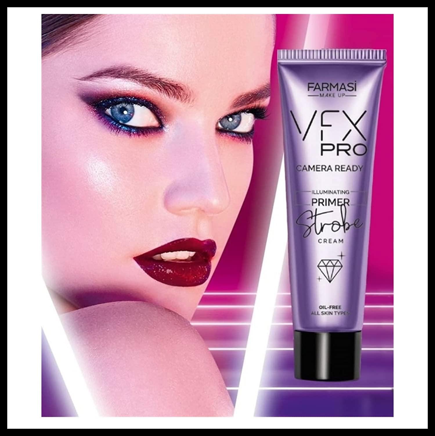 Farmasi VFX PRO Camera-Ready Primer for Dry Skin - Advanced Pore Minimizer & Smooth Skin ...