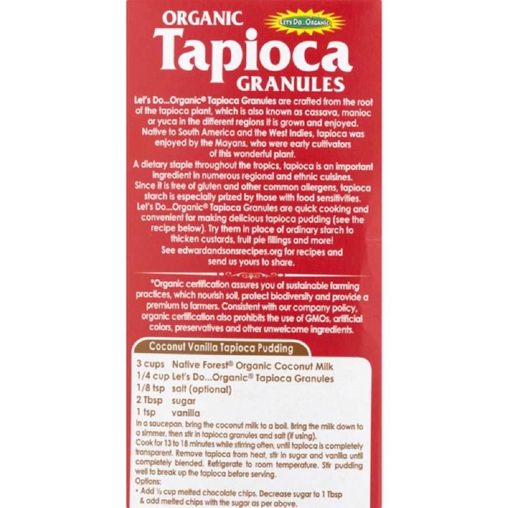 Let's Do Organic Tapioca Granules 6 oz (170g) by Edward & Sons | Buy ...