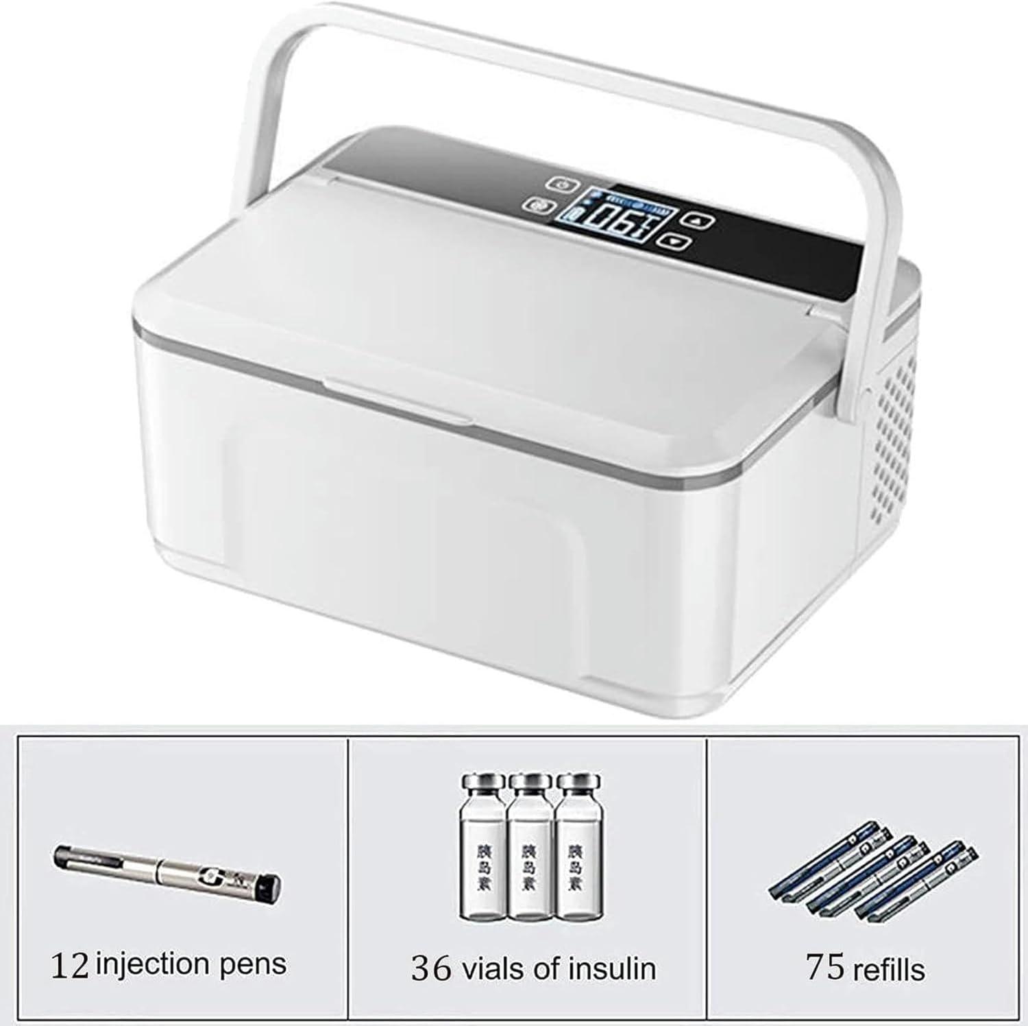 Portable Insulin Cooler Insulin Refrigerator Travel Refrigerator ...