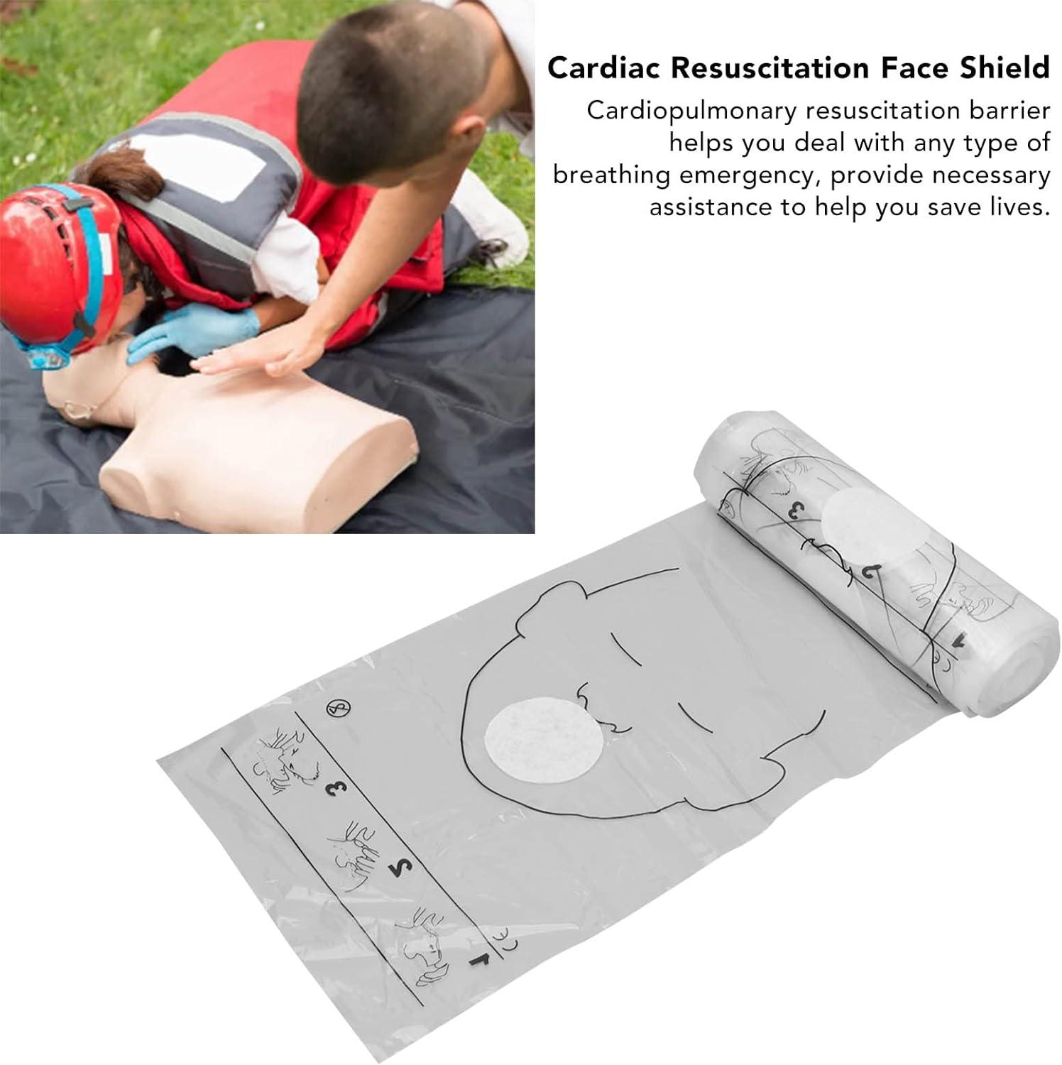 Portable Cardiac Resuscitation Face Shield Roll for Emergency CPR ...