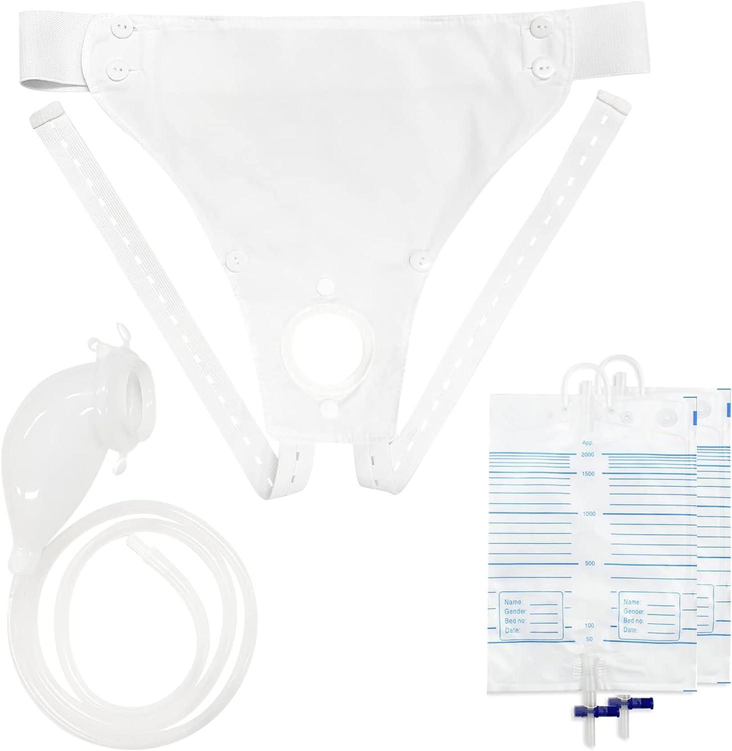UrinMed External Catheter for Men - 2 Urine Bags Included (2000 ML ...