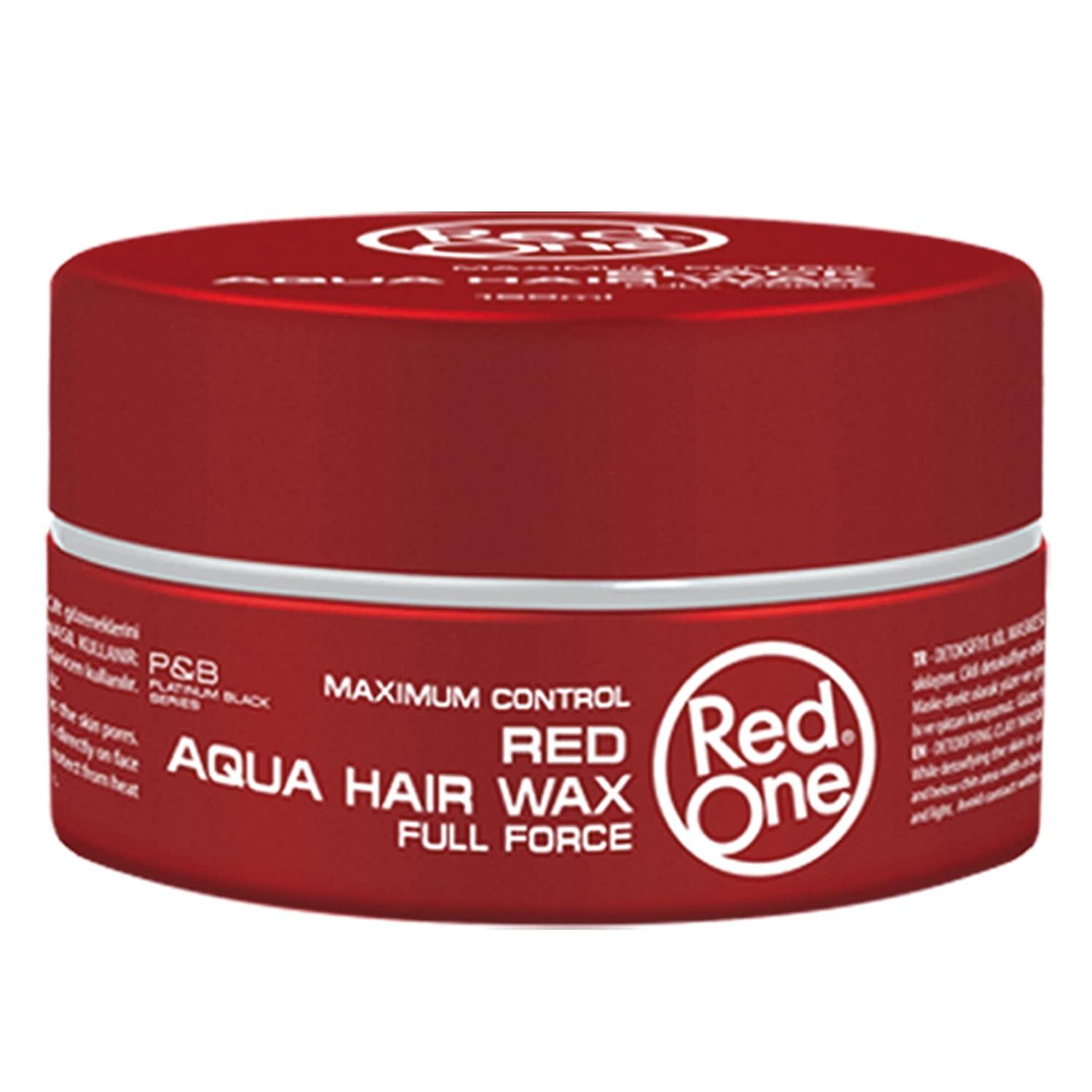 RedOne Aqua Hair Wax Red 150ML - Strong Hold Hair Styling Product | Buy ...
