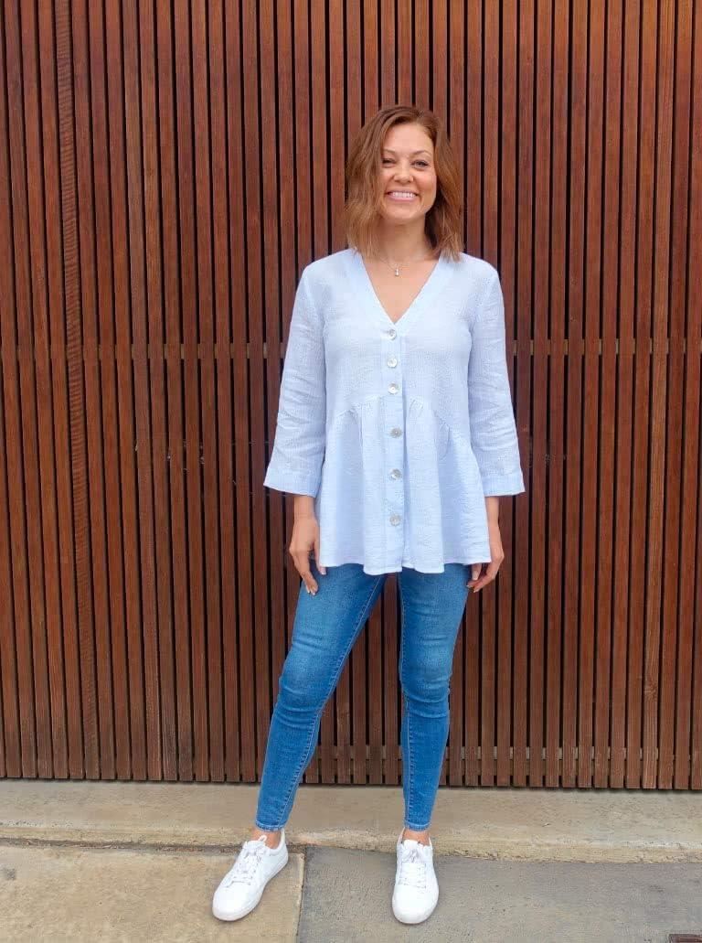 Style Arc Jules Woven Tunic Sewing Pattern | Sizes 18-30 | Buy Now with ...