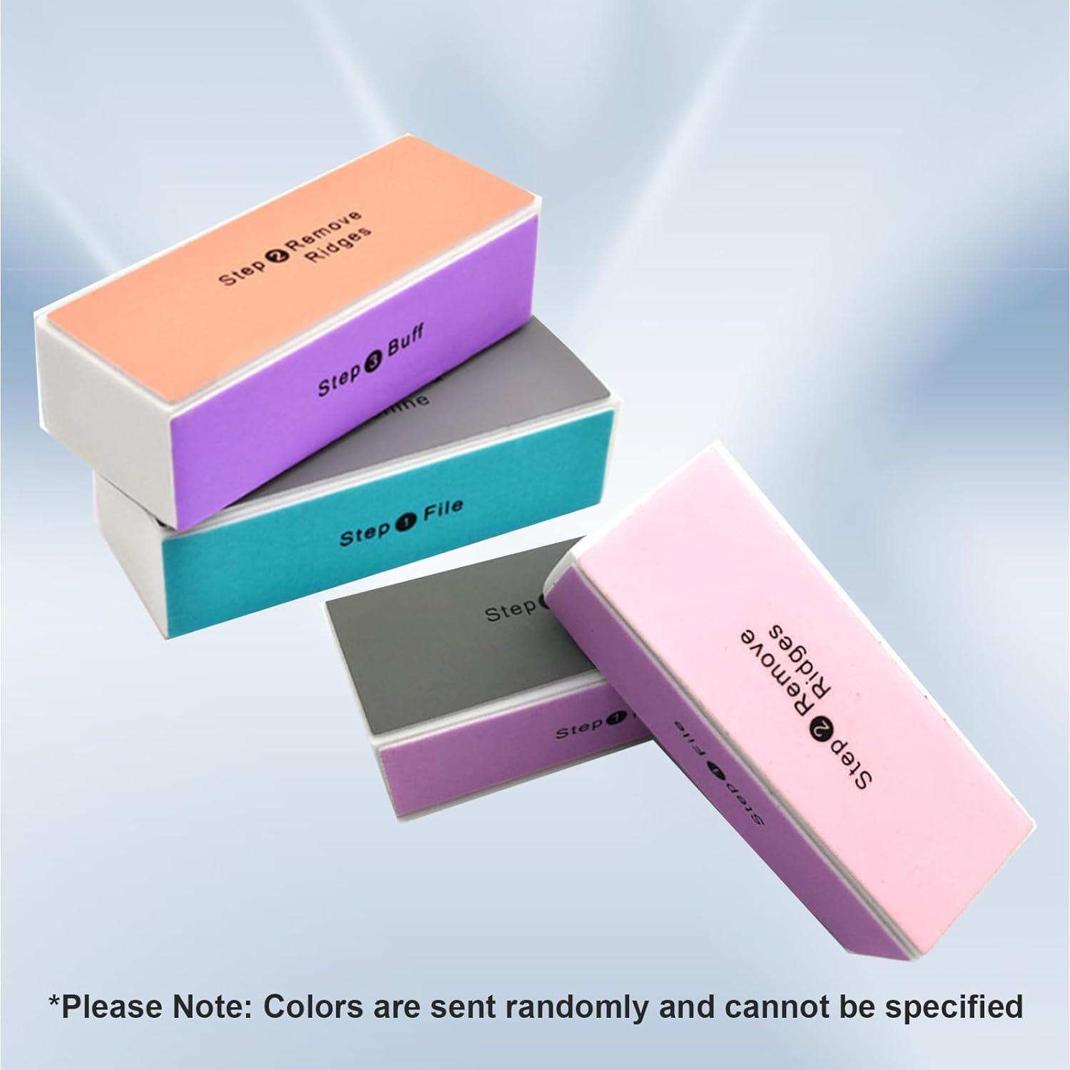 ALLWYOU 4-Sided Professional Nail Buffer Block for Natural Nails ...