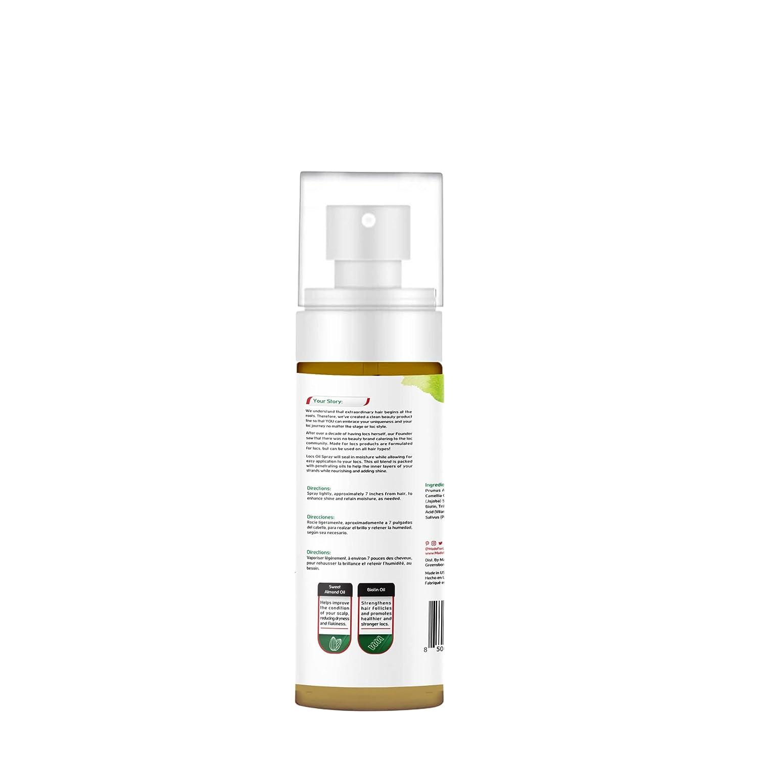 Locs Vegan Oil Spray Natural & Vegan Haircare Solution | Buy Now with ...