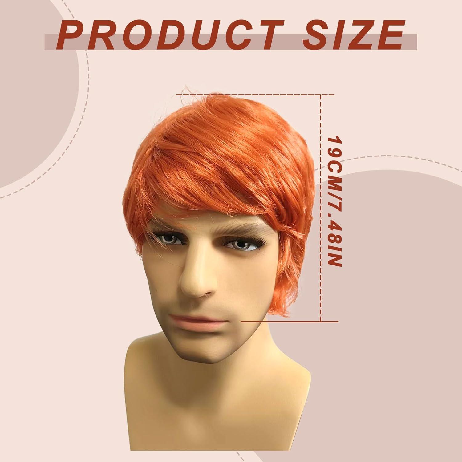 orange wig men