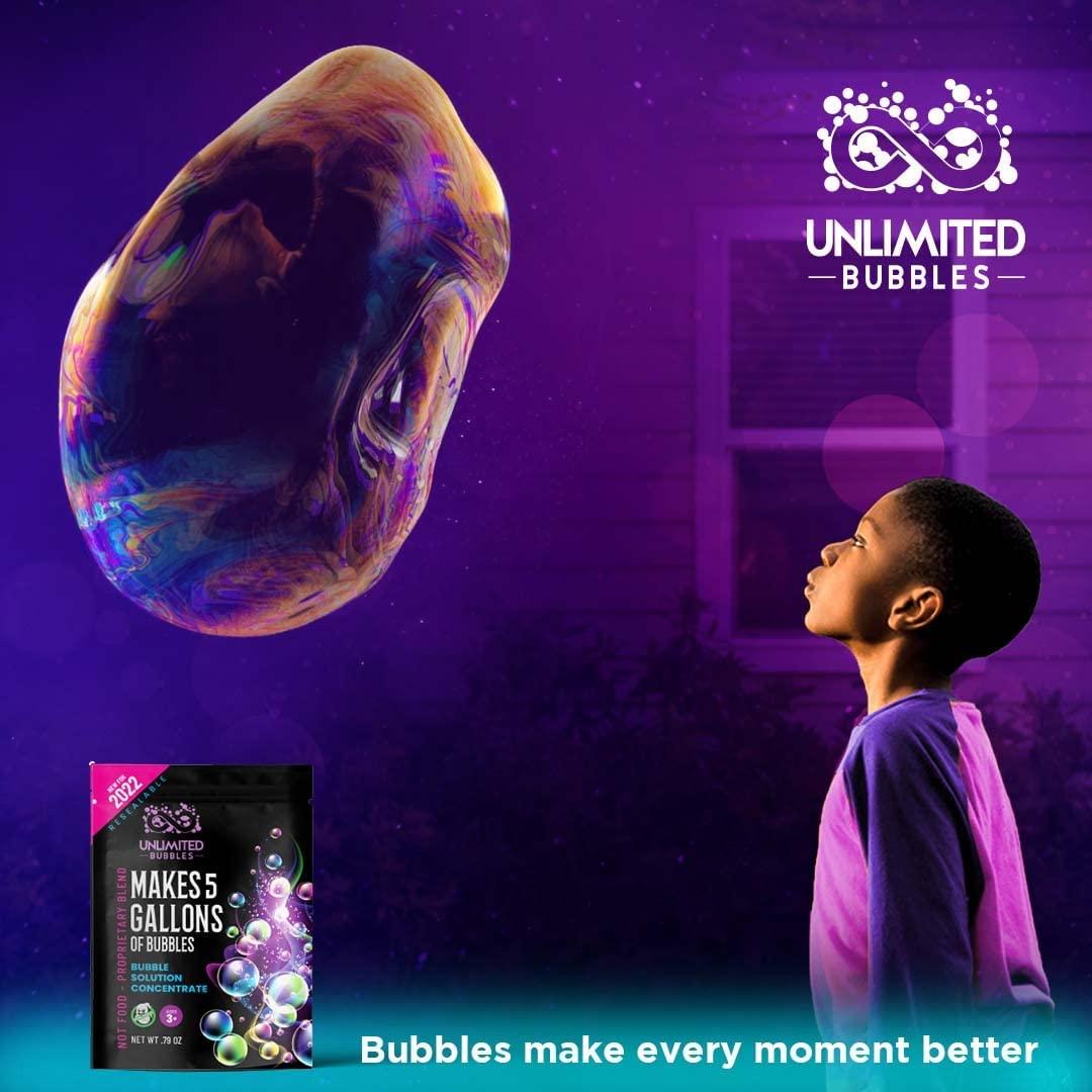 Non-Toxic Bubble Solution Powder for Machines, Wands, and Refills ...