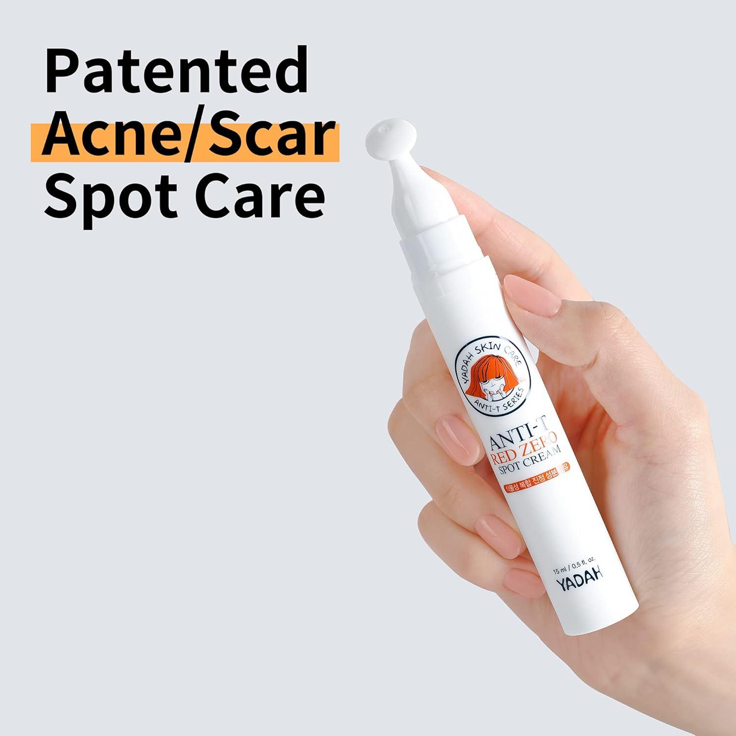 YADAH Anti Trouble Red Zero Spot Cream - Vegan Acne Spot Treatment with ...